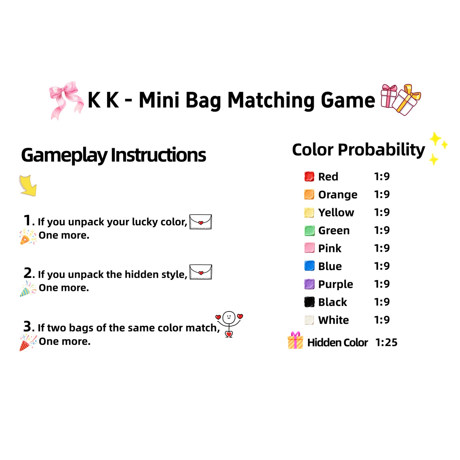 Mini Bag Matching Game – kk-lucky spoon